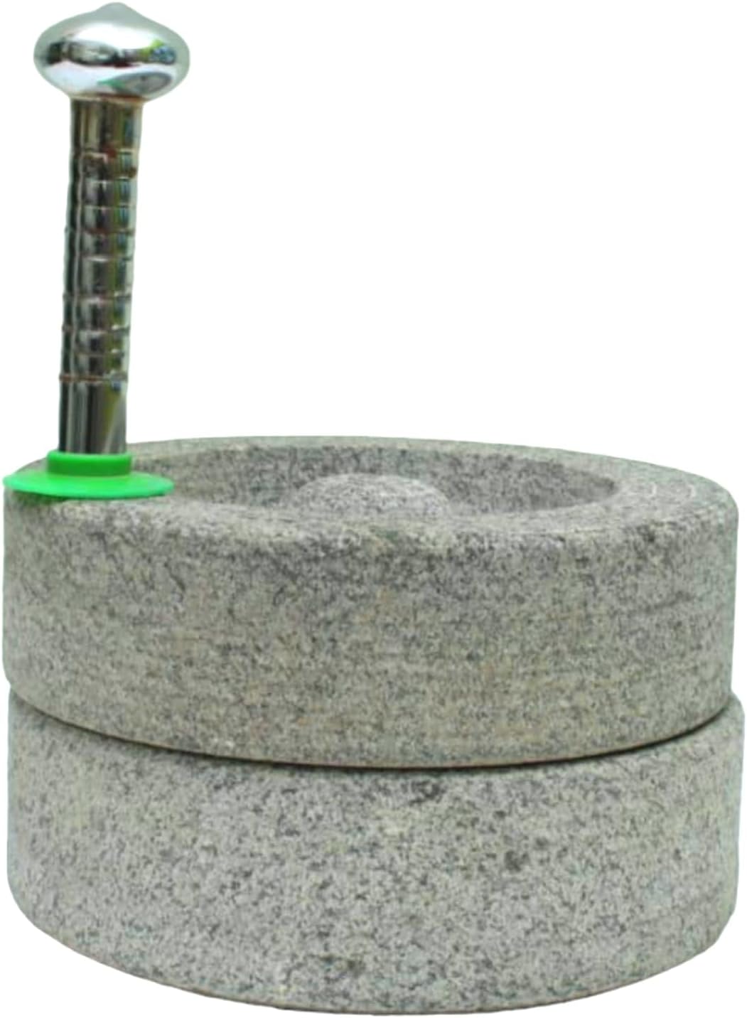 Buy MYNAKSHA Stoneware Chakki with Iron Rod | Carved Handmade Stone ...