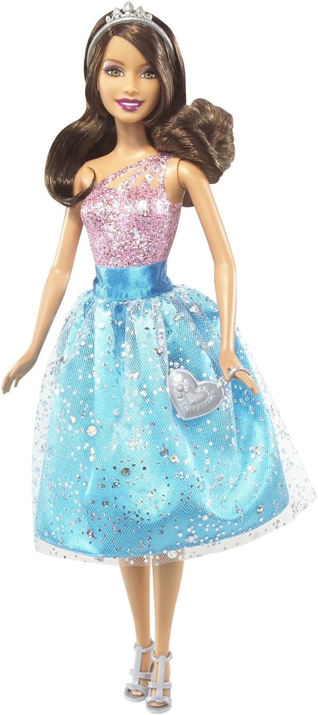 Amazon.com: Barbie Modern Blue Princess Party Doll : Toys & Games