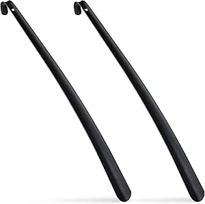 Relaxdays Metal Set of 2 Stable Horn 58 cm Long Hanging Aid for Shoes ...