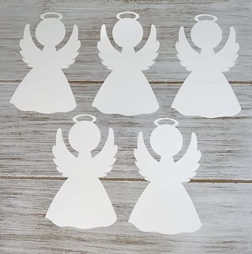 Amazon.com: White Angel Cut outs - Christmas Holiday Decoration - Set ...