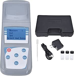 Kit de Medidor de Turbidez Portátil, Medidor de Turbidez Digital de Mano Turbidímetro Portátil ...
