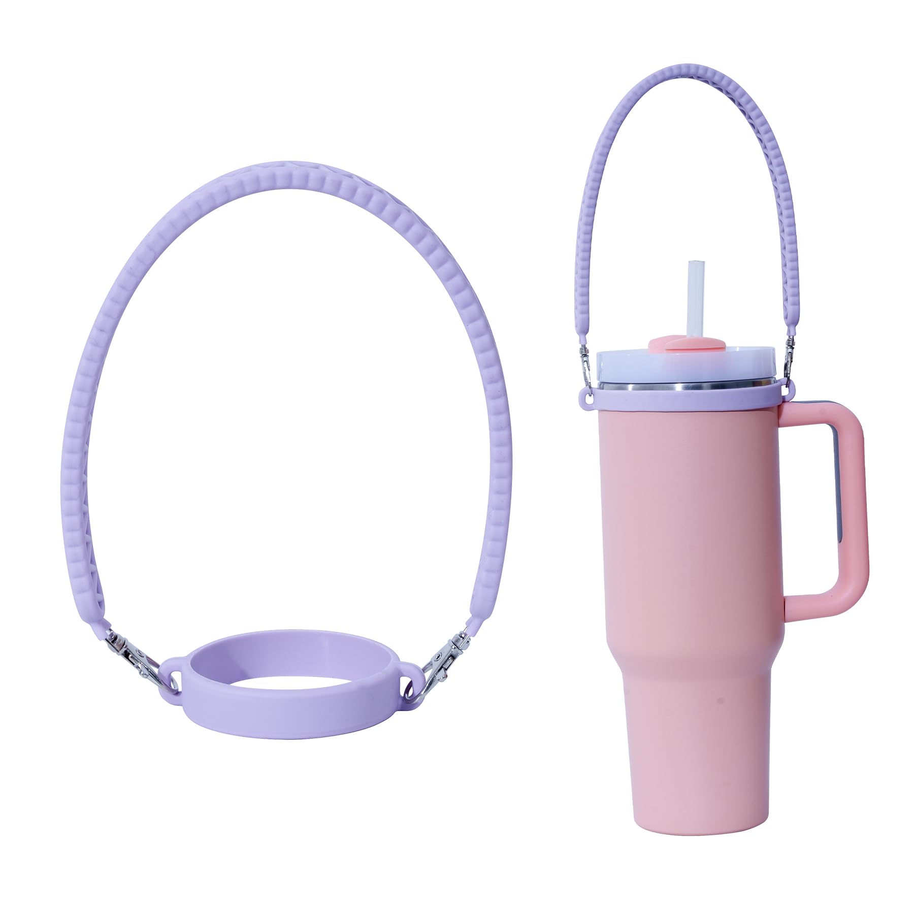 Amazon.com: Jahao Silicone Water Bottle Sling, Carrier, Holder with ...