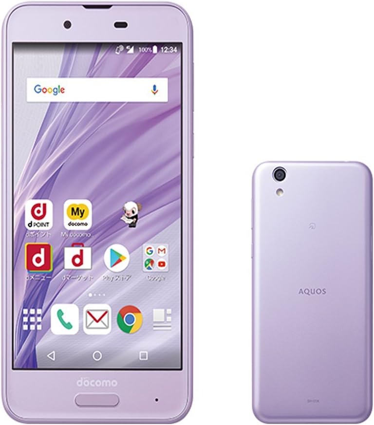 Amazon | docomo AQUOS sense SH-01K Frost Lavender | シャープ(SHARP) | スマートフォン本体