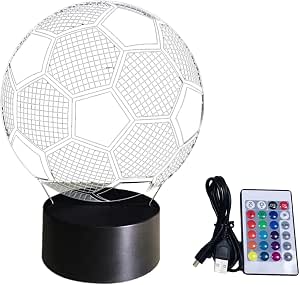 Amazon.com: Soccer Gifts For Boys Girls Birthday Gifts For Kids 3D ...