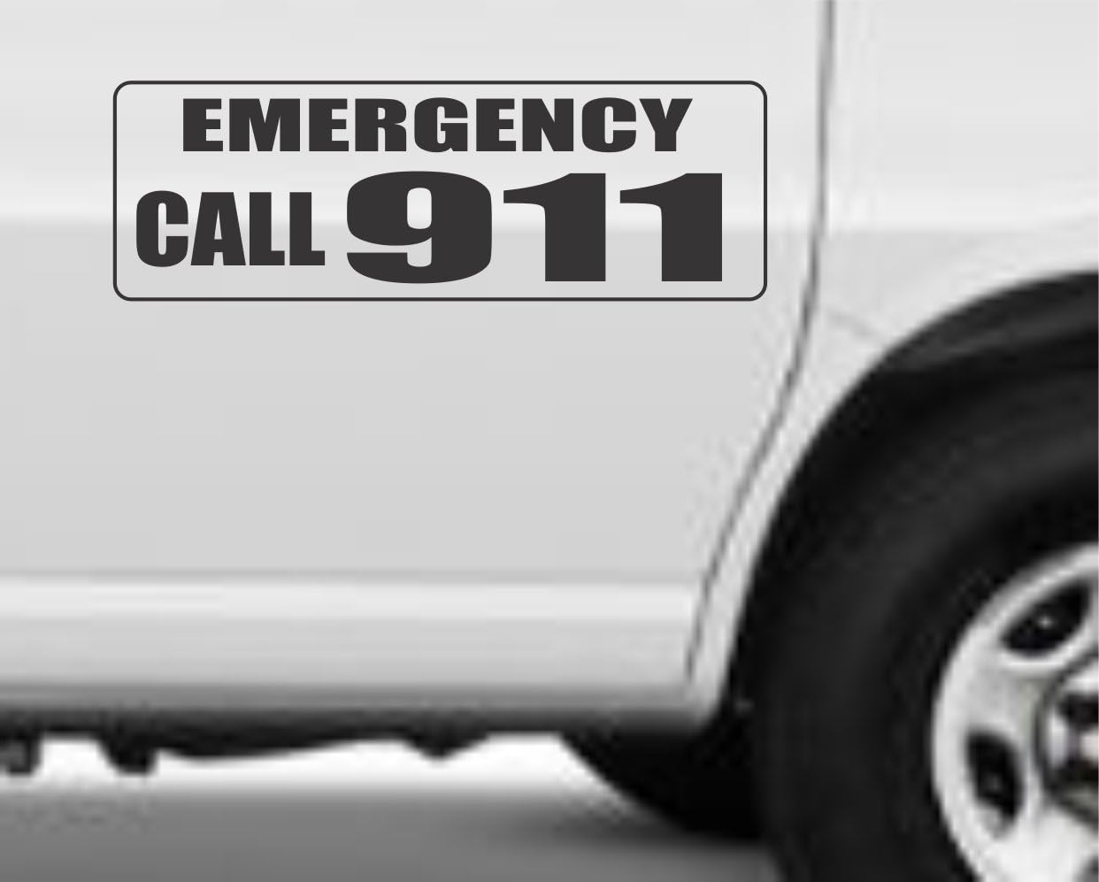Amazon.com : Emergency Call 911 Magnetic signs to fit Car, Tow Truck ...