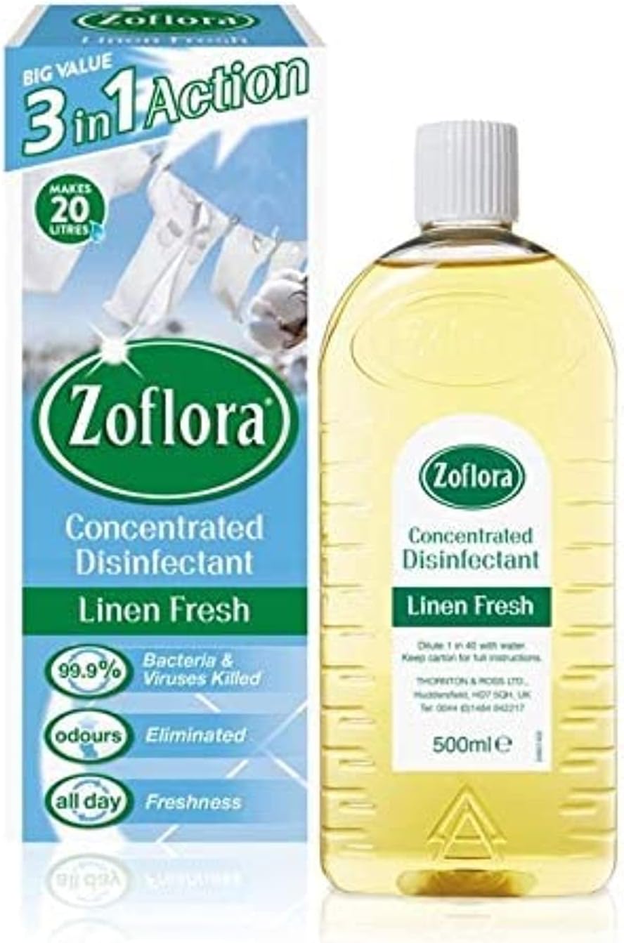 Zoflora 3 in 1 Multipurpose Concentrated Disinfectant- Lavender -250 ml ...