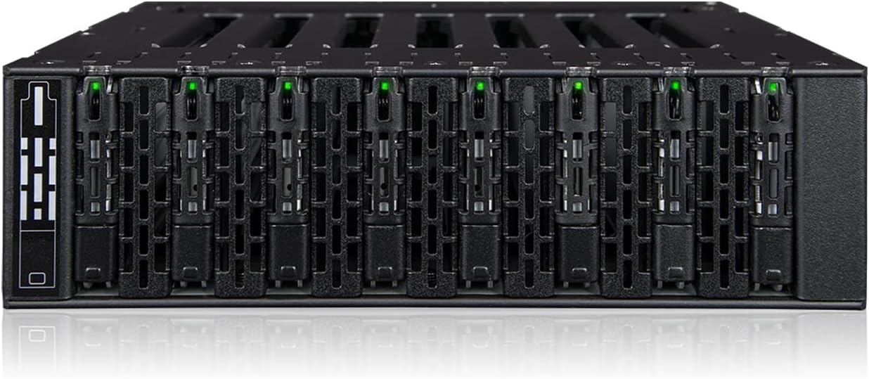 Amazon.com: ICY DOCK 8 Bay M.2 NVMe SSD PCIe 4.0 Mobile Rack Enclosure ...