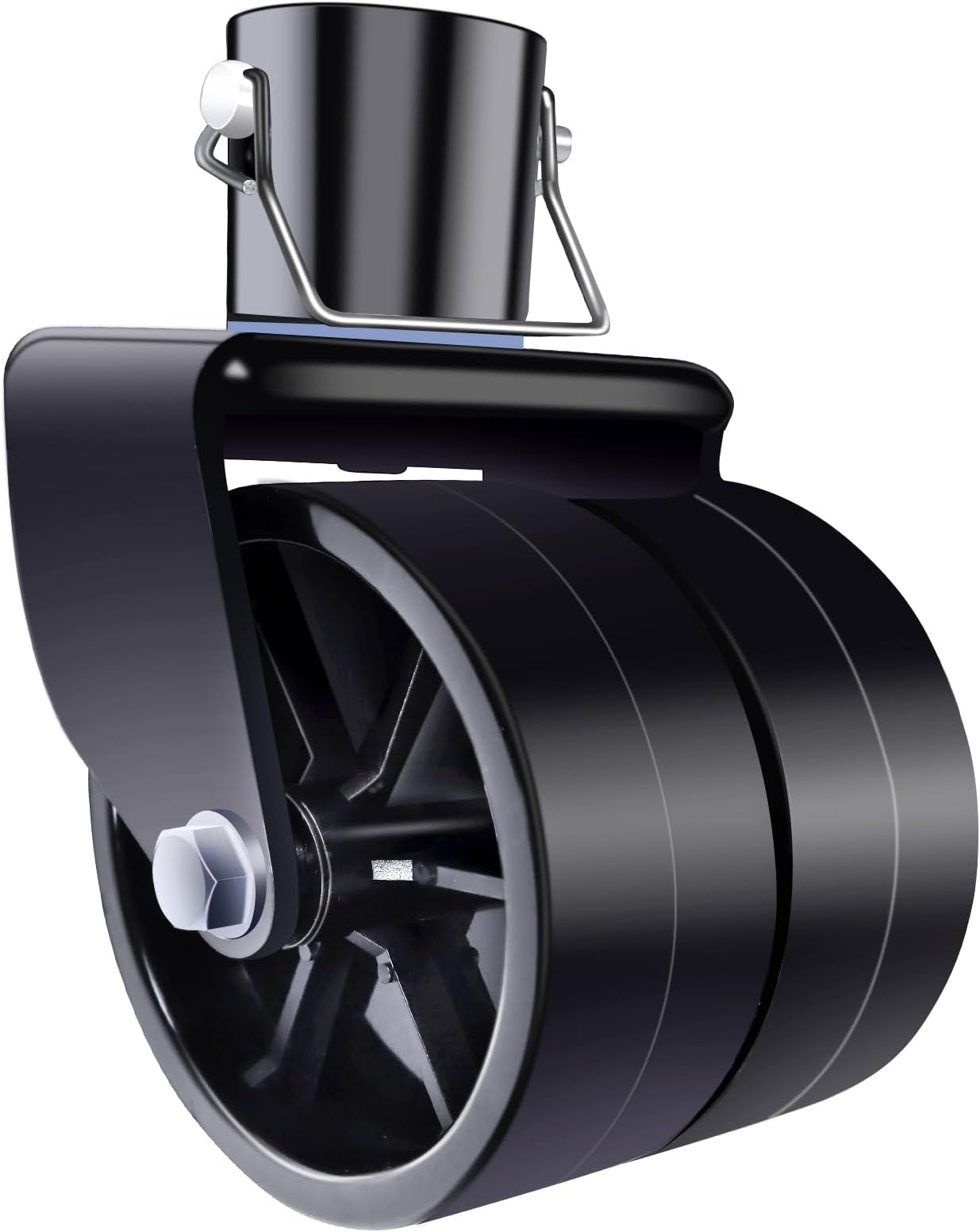 Amazon.com: XIANGZI Dual 6-Inch Trailer Jack Wheel Replacement with Pin ...