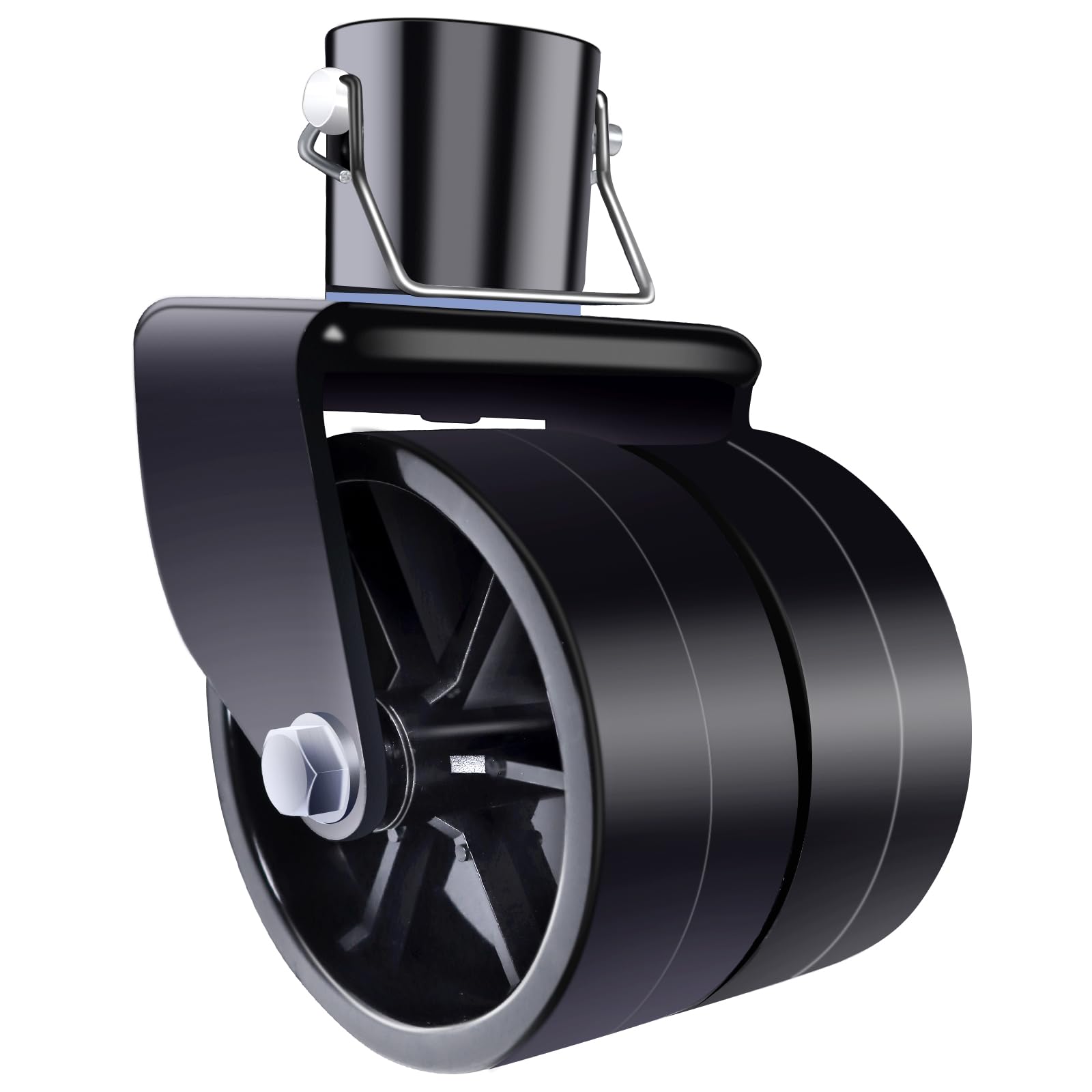 Amazon.com: XIANGZI Dual 6-Inch Trailer Jack Wheel Replacement with Pin ...