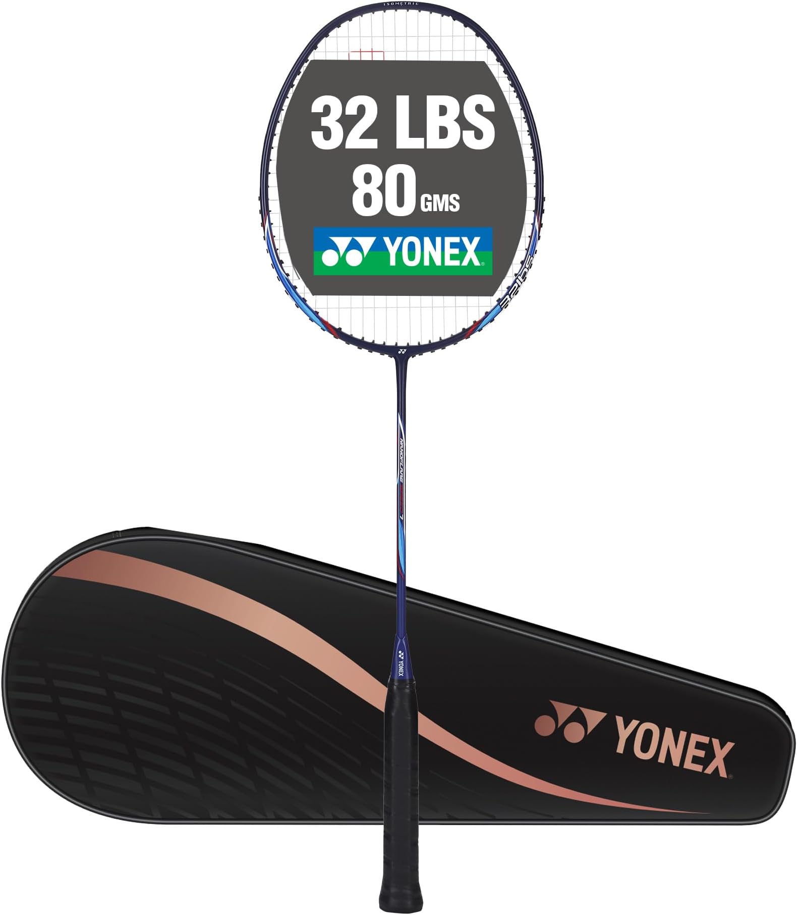 Buy YONEX Astrox Attack 9 Badminton, Pearl White, 80 Grams, Made in India Online at Low Prices ...