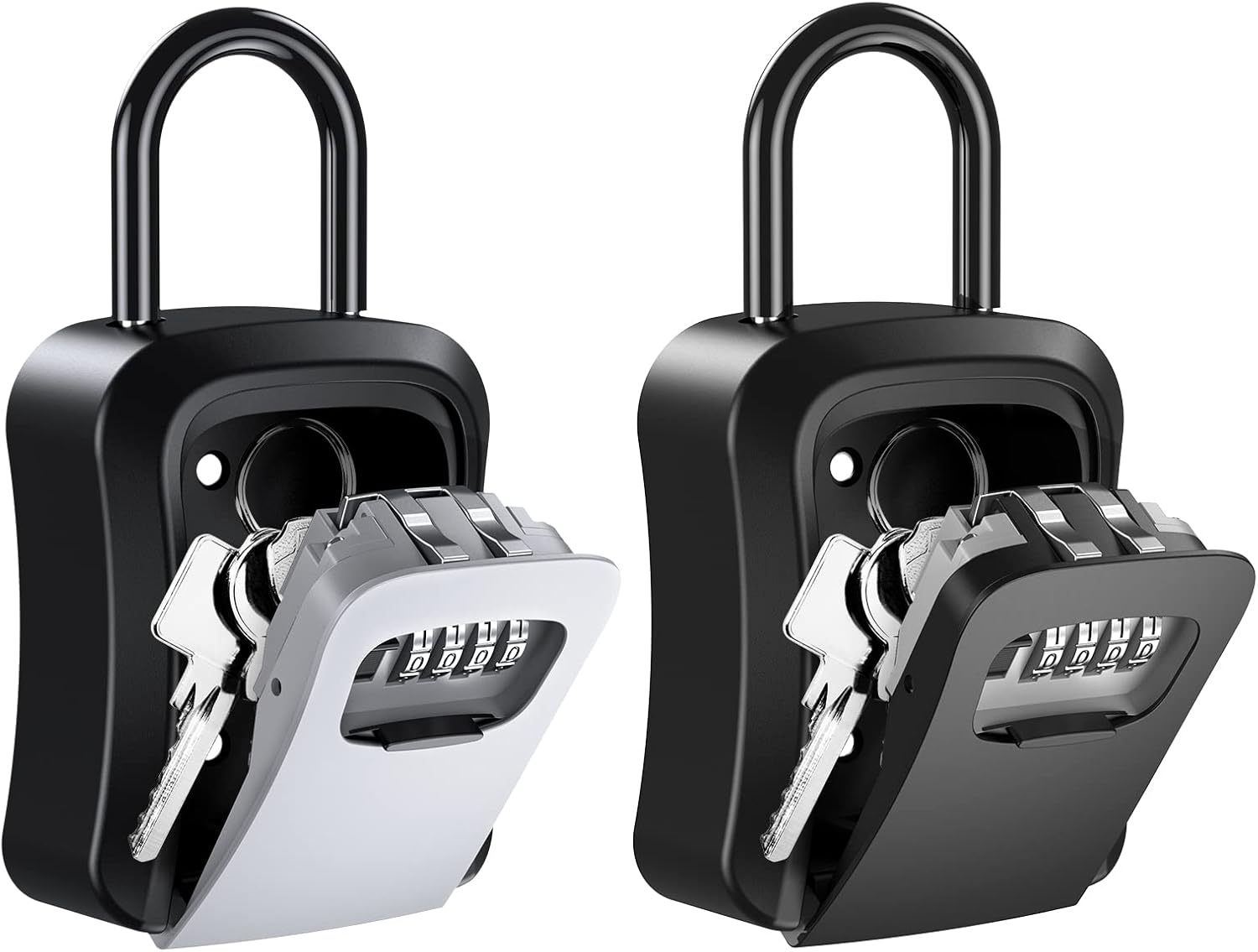 Newset AMIR Key Lock Box Wall Mounted, Waterproof Lock Box for House ...