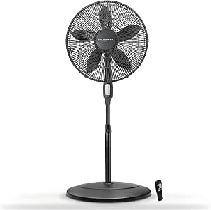 Air Monster Stand Fan - 18 Inch | Remote Control Stand Fan with 90 ...