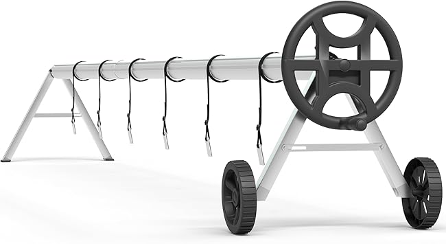 Amazon.com : 21-Ft Aluminum Pool Cover Reel System - Heavy-Duty Solar ...