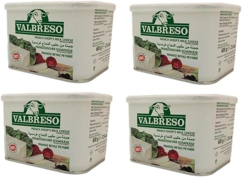Amazon.com: Valbreso French Feta Cheese (Pack of 4) : Grocery & Gourmet ...