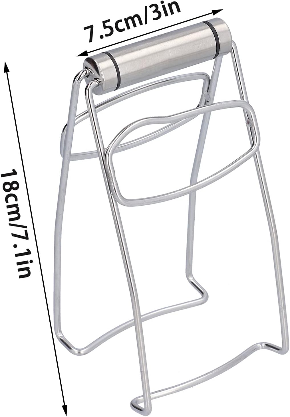 Kitchen Folding Hot Dish Plate Clip, Universal Stainless Steel Plate ...