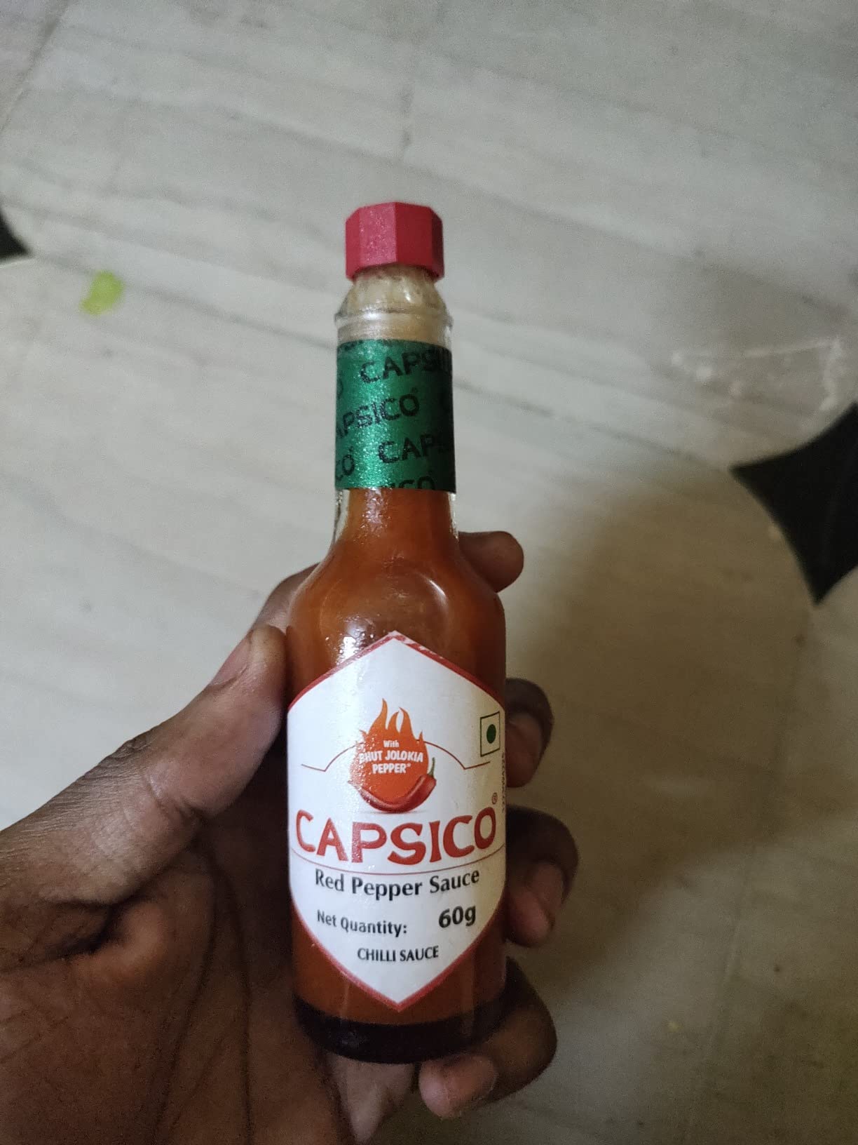DABUR Capsico Red Pepper Sauce -60 Grams|Red Hot Sauce|For Pizza, Pasta ...