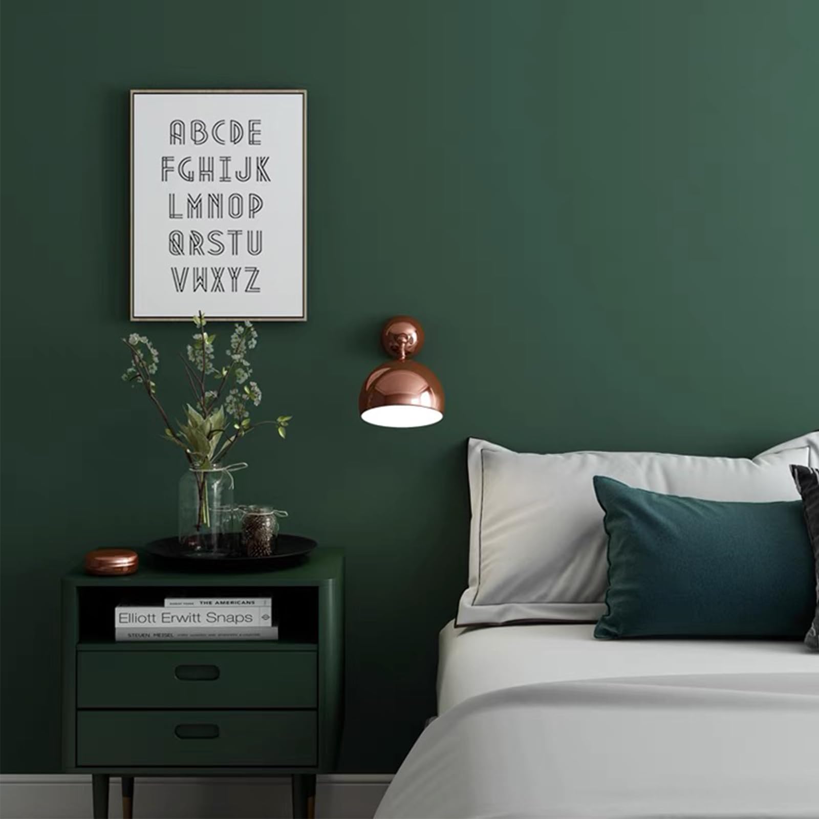 Snapklik.com : Yancorp Matte Green Contact Paper Peel And Stick ...