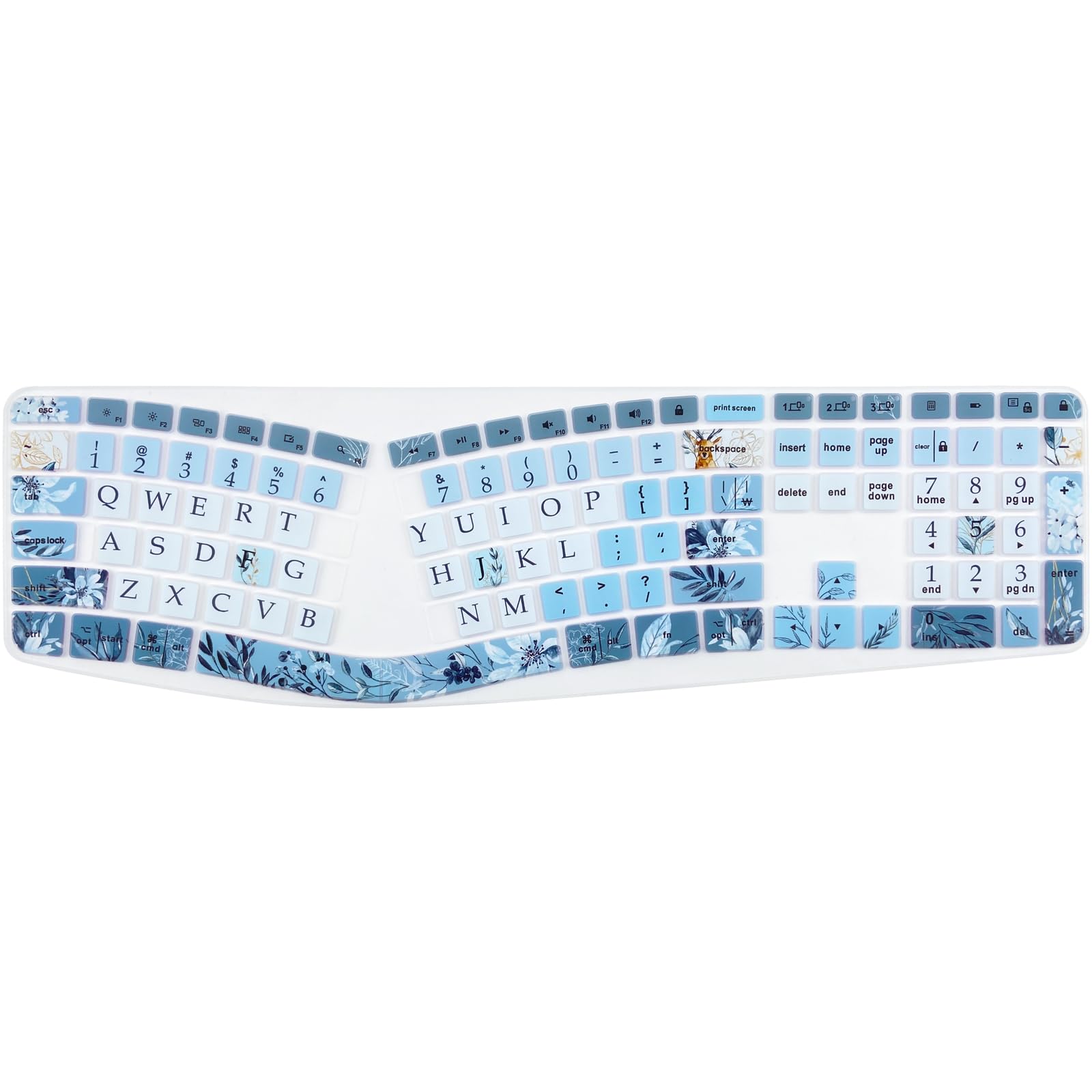 Amazon.com: Sanfulin Silicone Keyboard Cover Skin for Logitech Ergo ...
