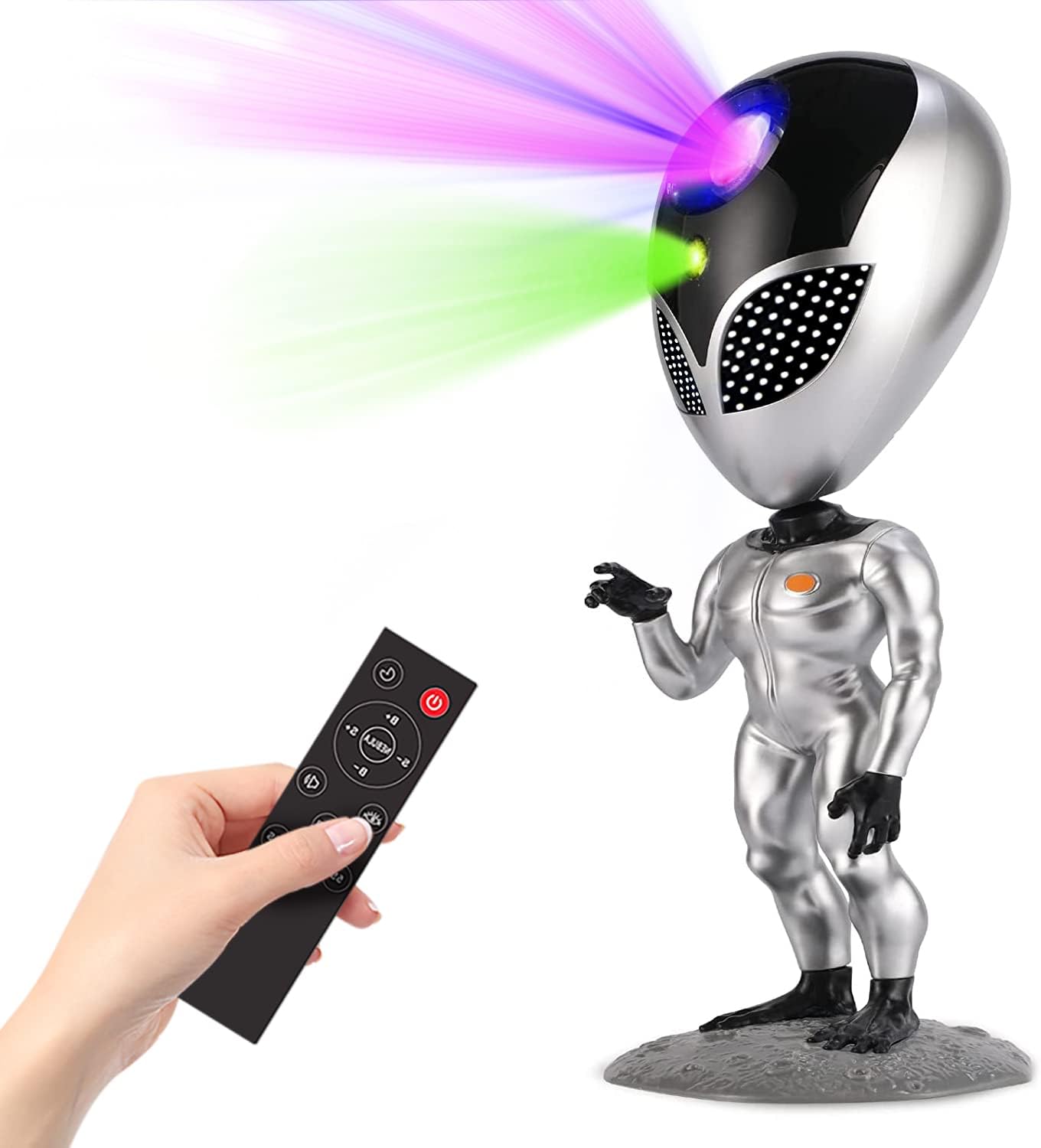 Watch Talking Alien Galaxy Projector with Timer & RC Control on Amazon Live