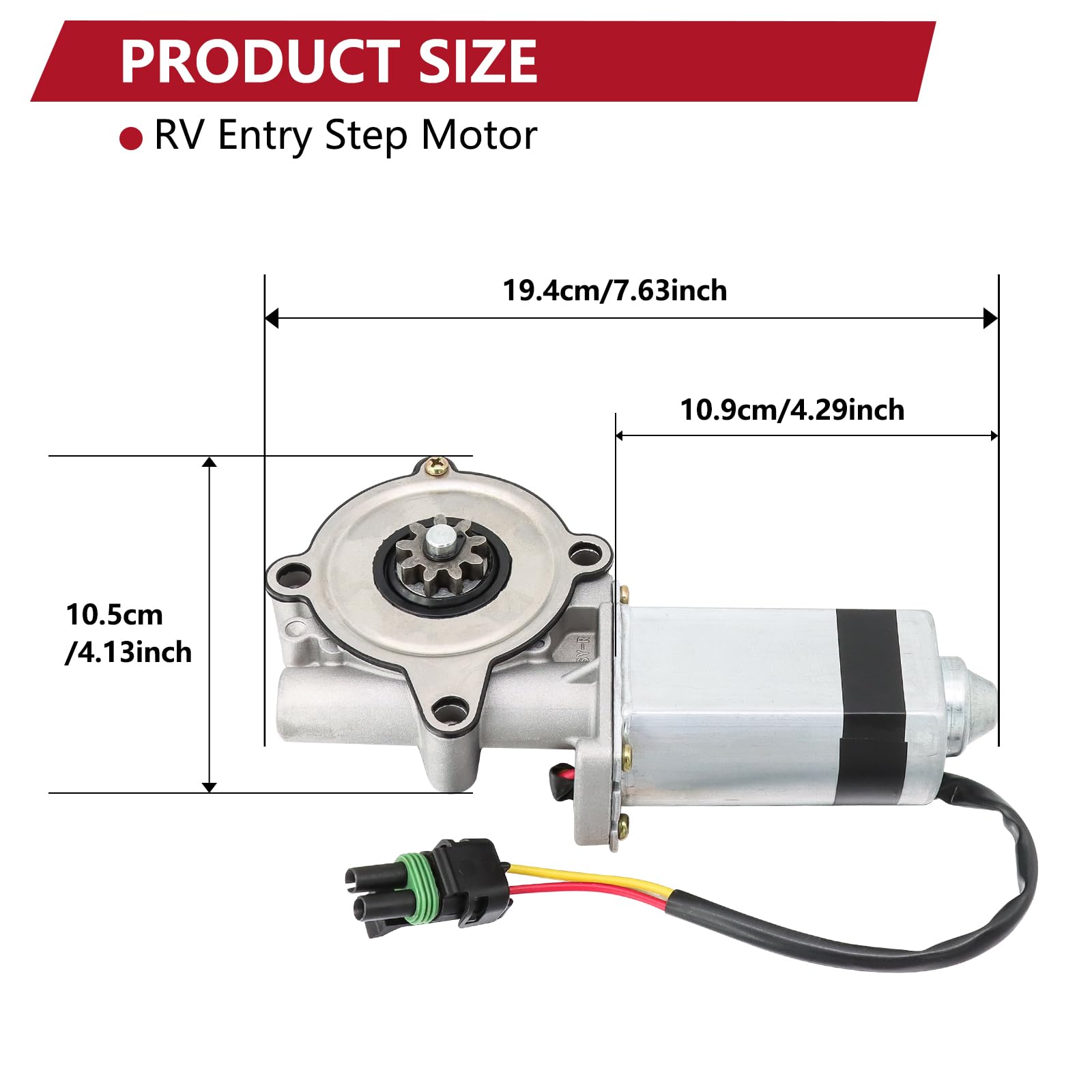 Snapklik.com : RV Step Motor 300-1406 For RV Coach Toyhauler Electric ...