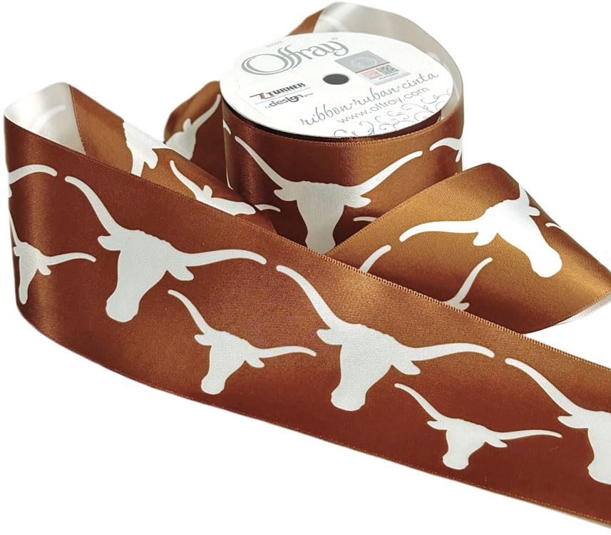 Amazon.com: 2.5" Texas Ribbon, Licensed by Offray Ribbon - Officially ...