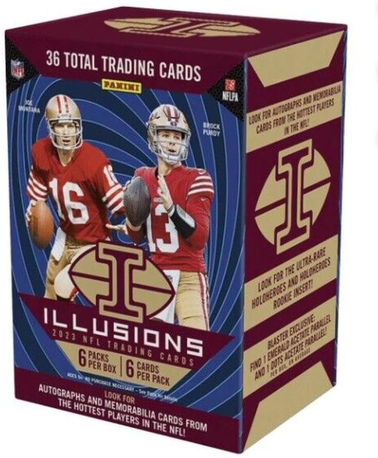 2023 Panini Illusions NFL Football Factory Sealed Blaster Box 36 Cards ...
