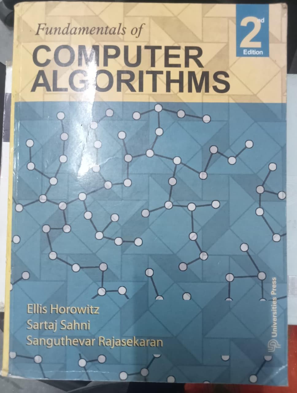 Buy Fundamentals of Computer Algorithms SECOND EDITION Book Online at ...