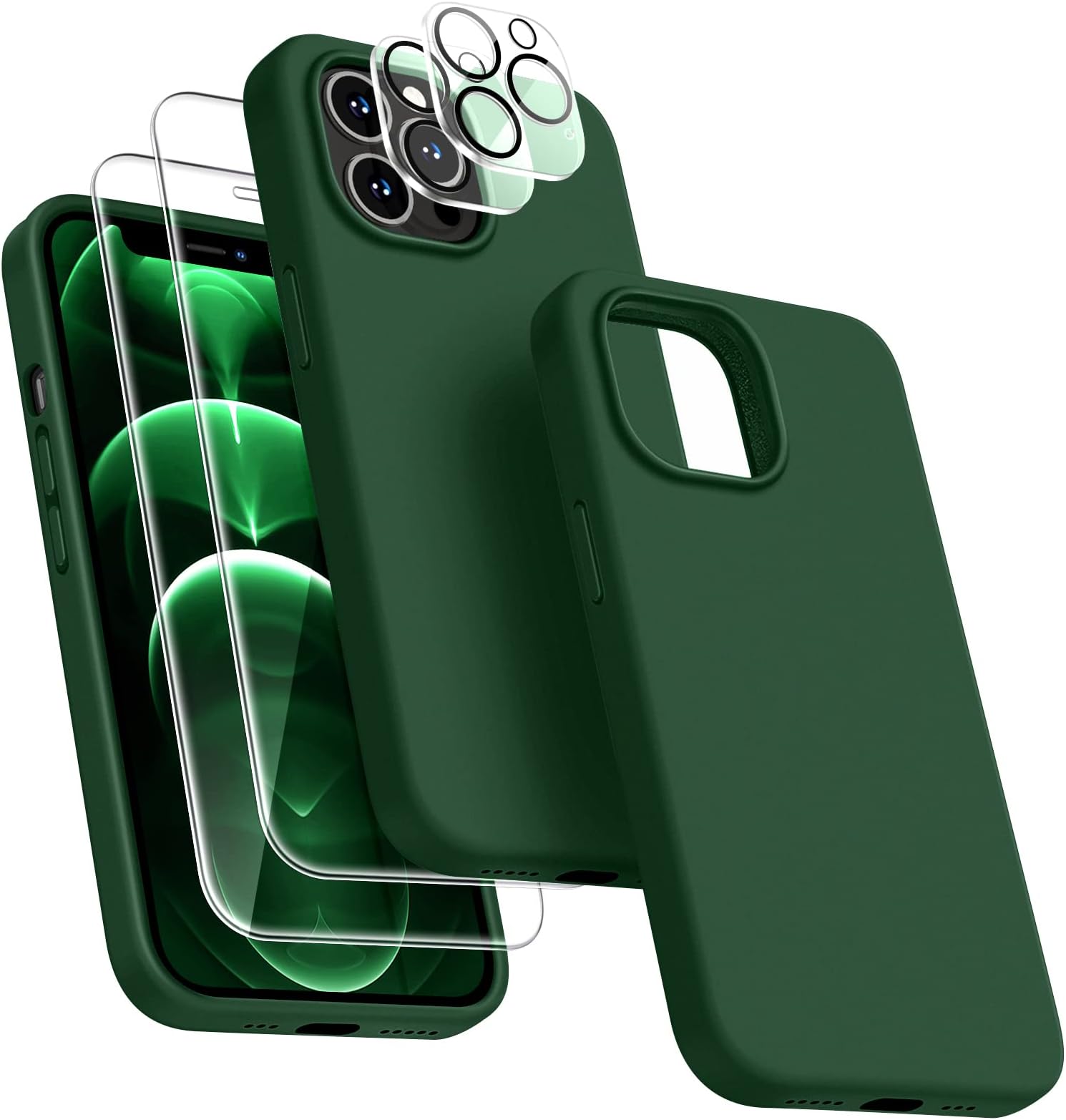 Amazon.com: FireNova Designed for iPhone 12 Pro Max Case, Silicone ...