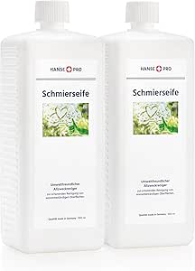 HANSE PRO Schmierseife flüssig, 2 x 1000 ml I Neutralseife I Kaliseife ...