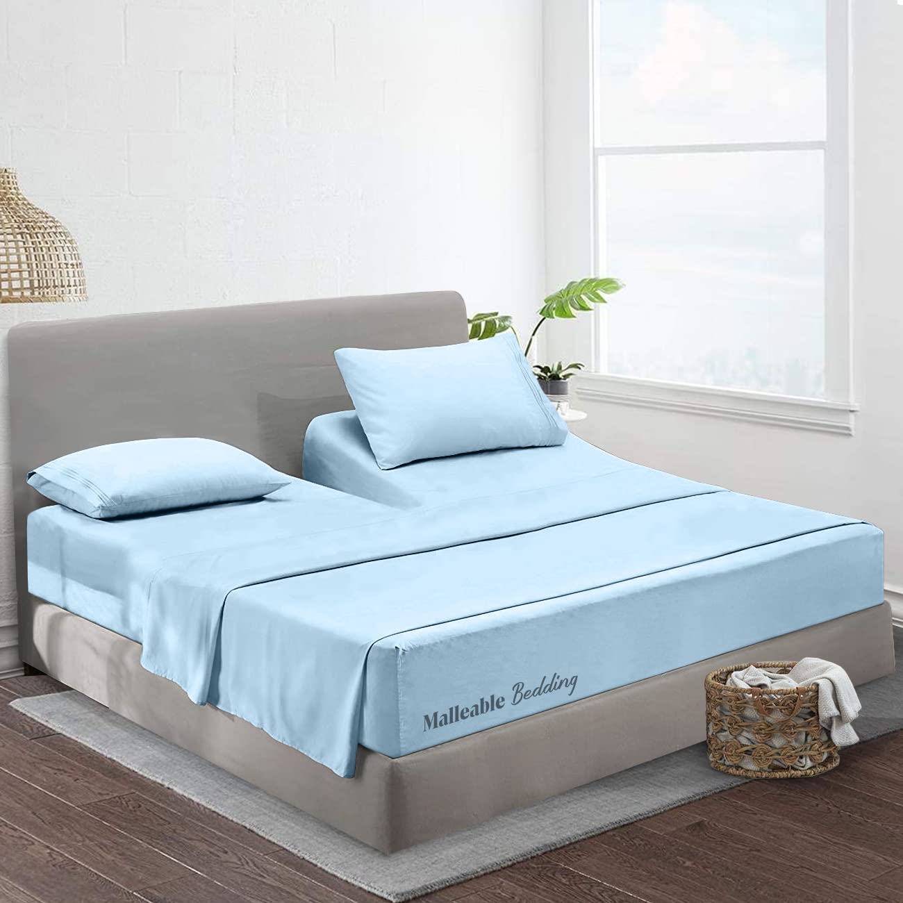 Amazon.com: Top Split Flex Sheet Set for Adjustable Bed 30" Split Head ...