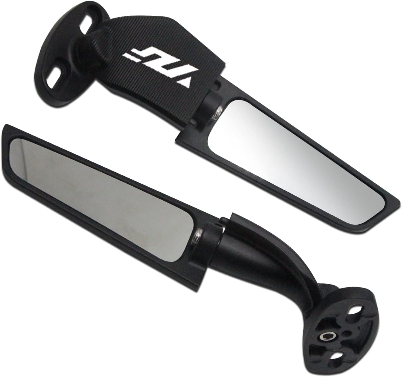 Amazon.com: Motorcycle Rear View Mirror, Wing Rearview Side Mirror ...