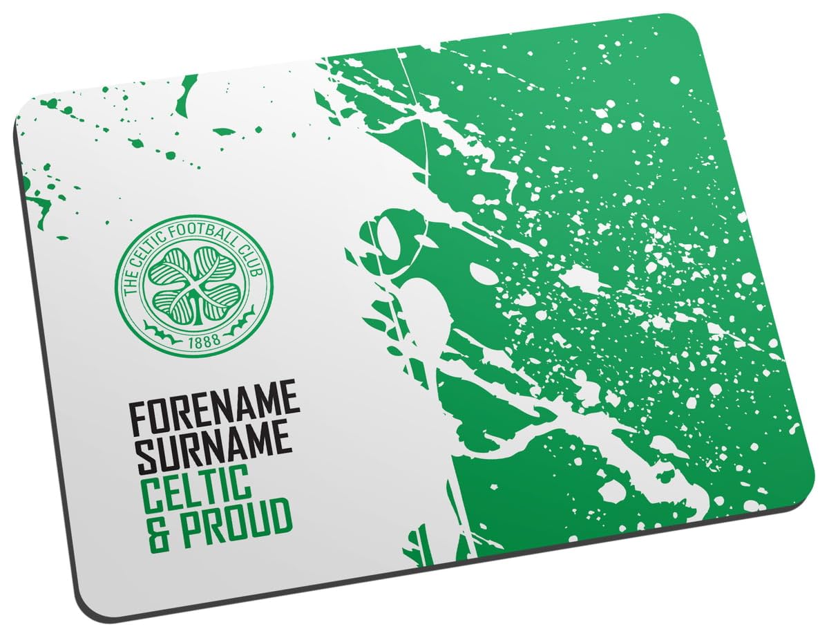 Personalised Celtic FC Proud Mouse Mat: Amazon.co.uk: Computers ...