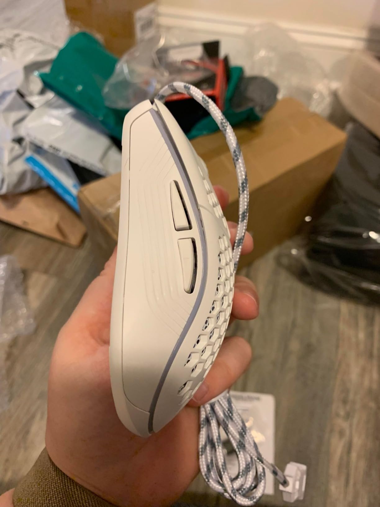 $3/mo - Finance MELOGAGA Honeycomb Wired Gaming Mouse, USB/USB-C PC ...