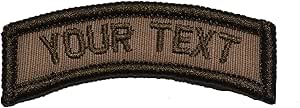 Amazon.com: Large Customizable Text Tab Patch w/Hook Fastener - Patch (Coyote Brown) : Clothing ...