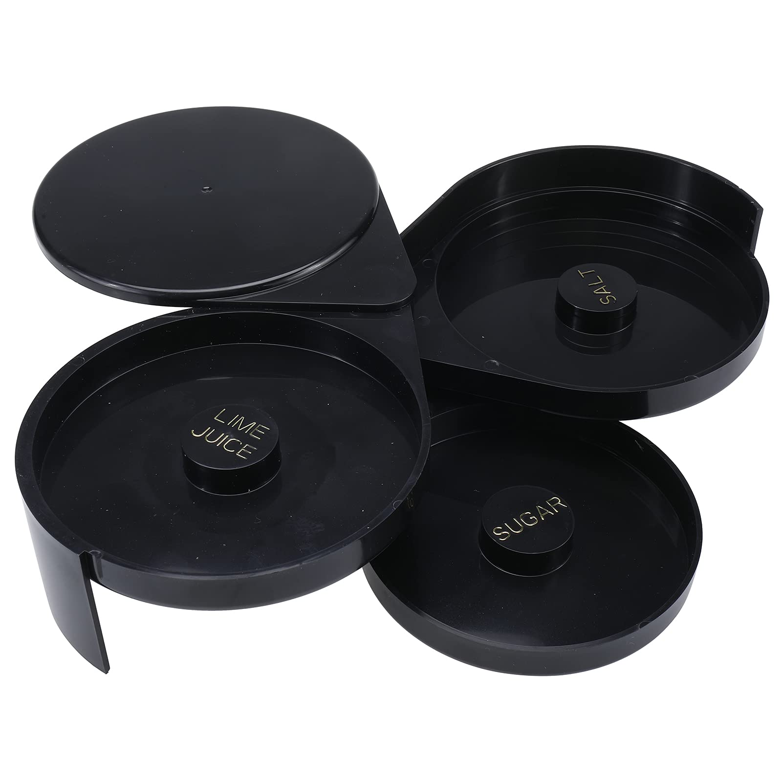 Buy Erfo 3 Tier Margarita Salt Rimmer, Plastic 3 Tier Sugar Salt Rim ...