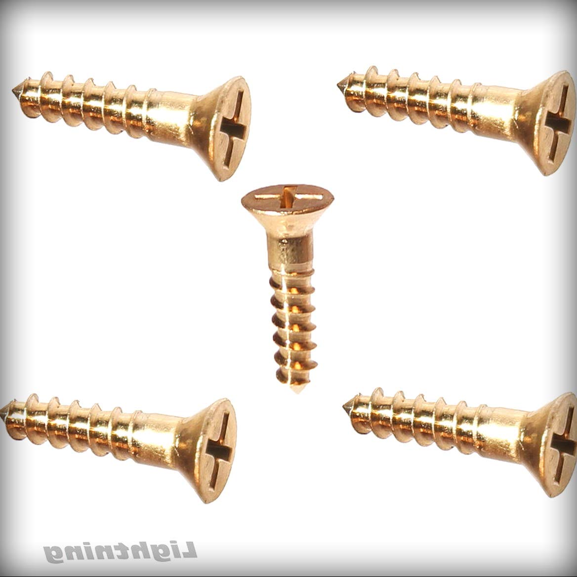 New Pack of 25 Pcs #8 x 3/4" inch Silicon Bronze Wood Hardware Machine ...