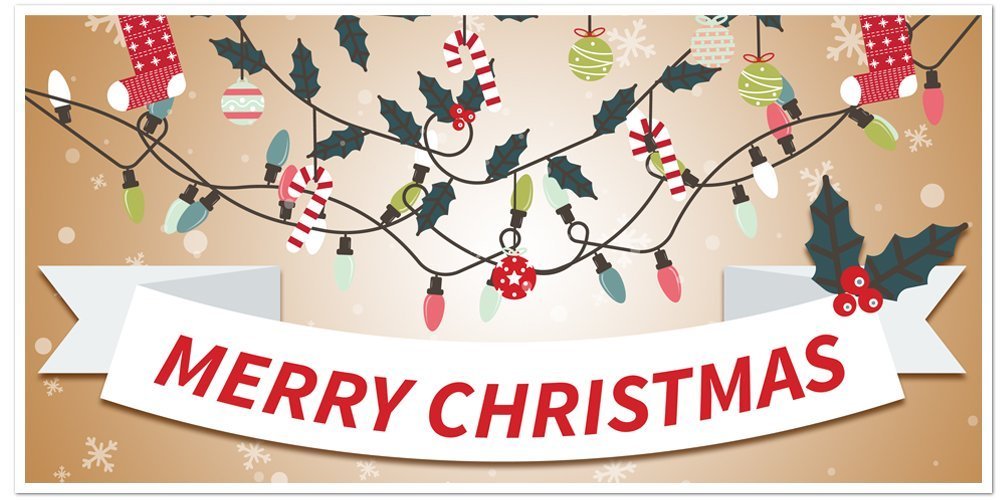 Amazon.com: Merry Christmas Personalized Banner Decoration : Home & Kitchen