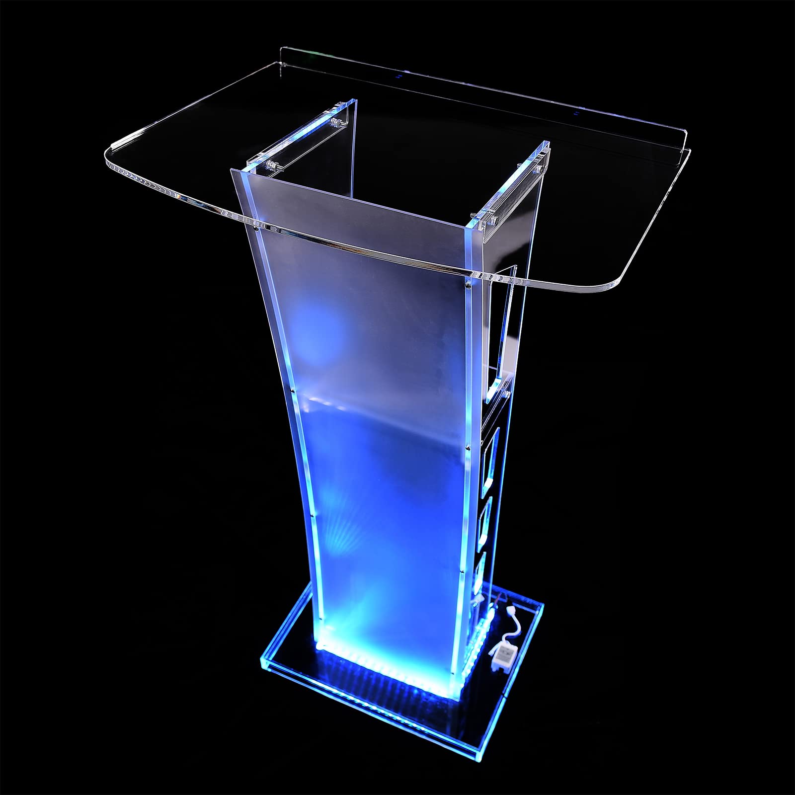 LIBOOI Pulpits for Churches, Acrylic Podium Stand Lectern Reception ...