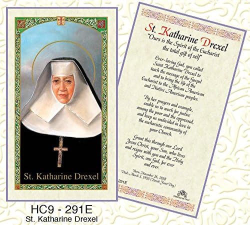 Amazon.com: St. Katharine Drexel Paper Prayer Cards - Pack of 100 - HC9 ...