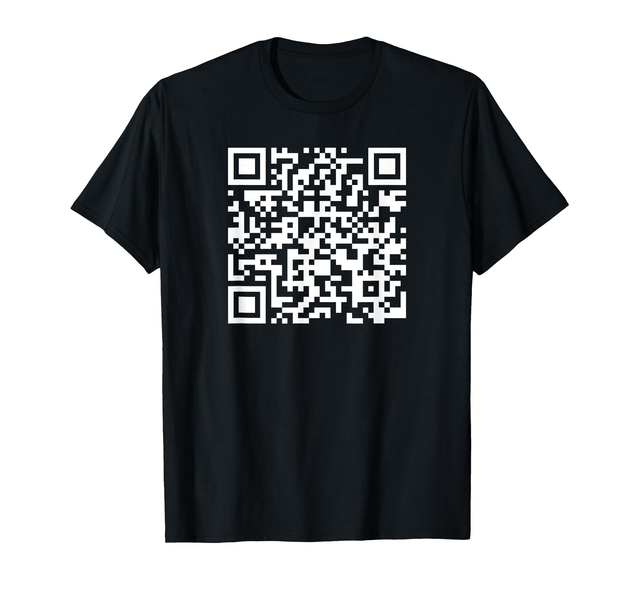Amazon.com: QR Scan Code Joke Sarcasm Funny T-Shirt : Clothing, Shoes ...