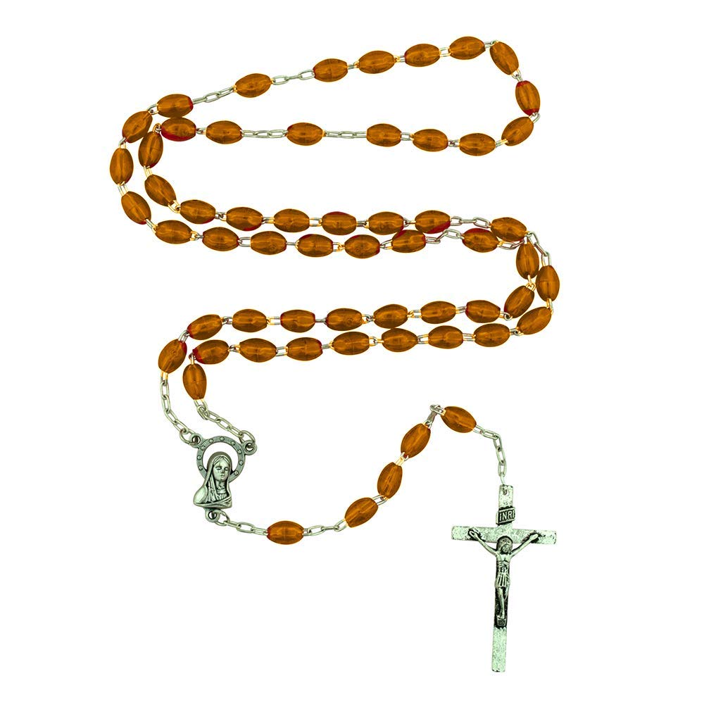 Amazon.com: Good Shepherd Creations Catholic Rosary with Metal Crucifix ...