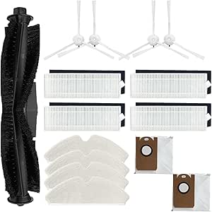 Amazon.com - ZeAda Main Side Brush Mop Cloth Hepa Filter Replacement ...