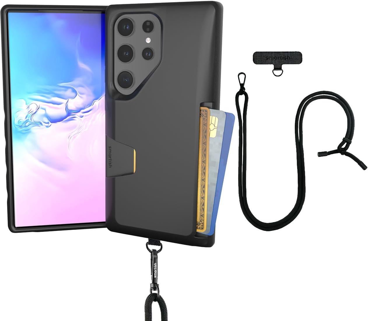 Amazon.com: Smartish® Galaxy S24 Ultra Wallet Case with Crossbody ...