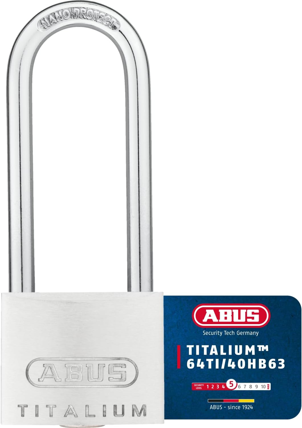 ABUS Padlock Titalium 64TI/30HB60 gl.-6311 - keyed Alike and with high ...