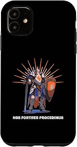 Amazon.com: iPhone 11 NOS FORTITER PROCEDIMUS Knights Templar Motto ...