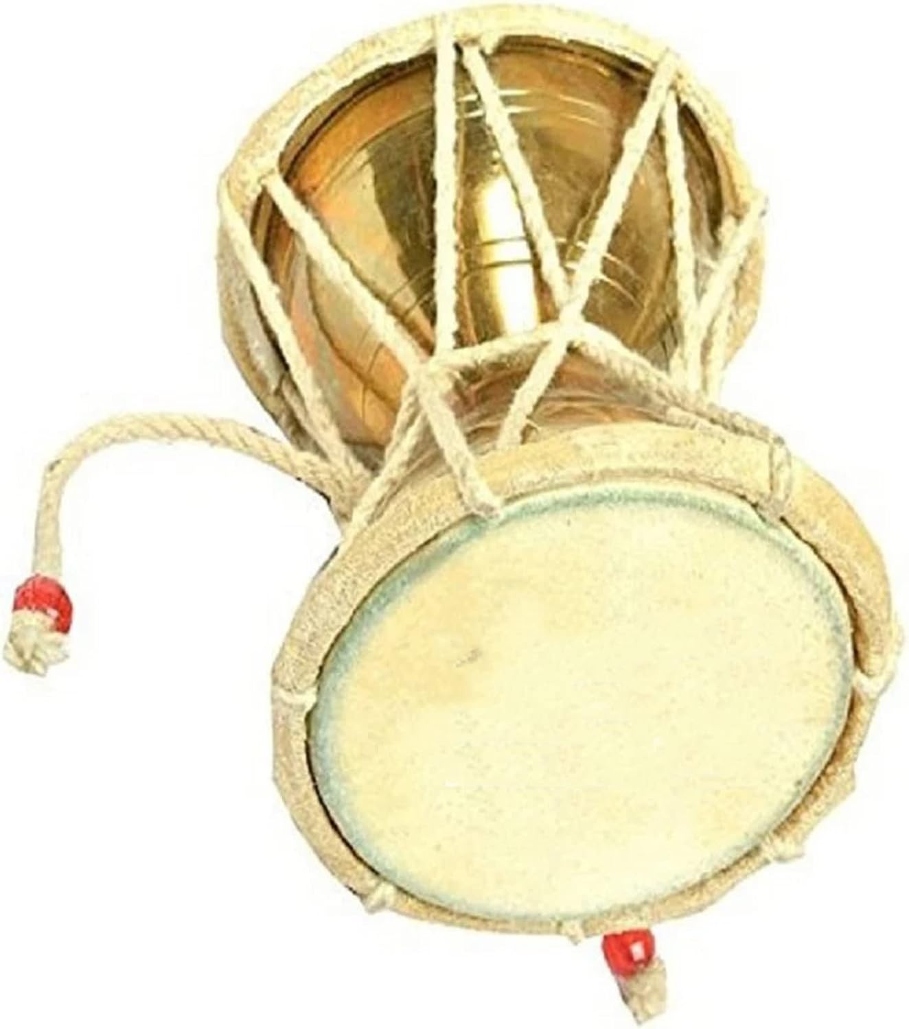 Amazon.com: Handmade Brass Damroo/Damru Indian Musical Instrument for ...