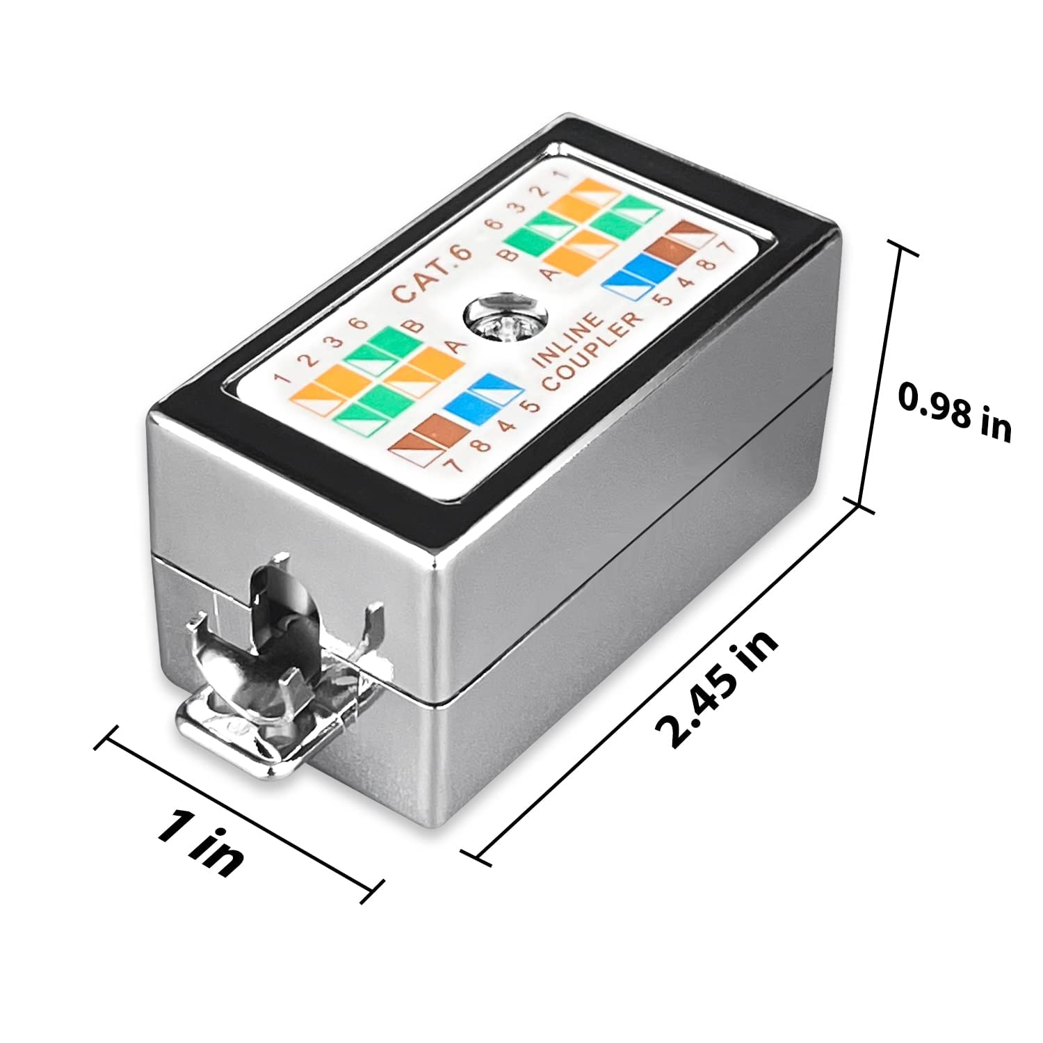 Snapklik.com : Iwillink (5-Pack Shielded Ethernet Junction Box