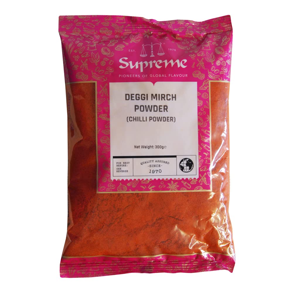 Supreme Deggi Mirch Powder (Chilli Powder) - 300g : Amazon.co.uk: Grocery