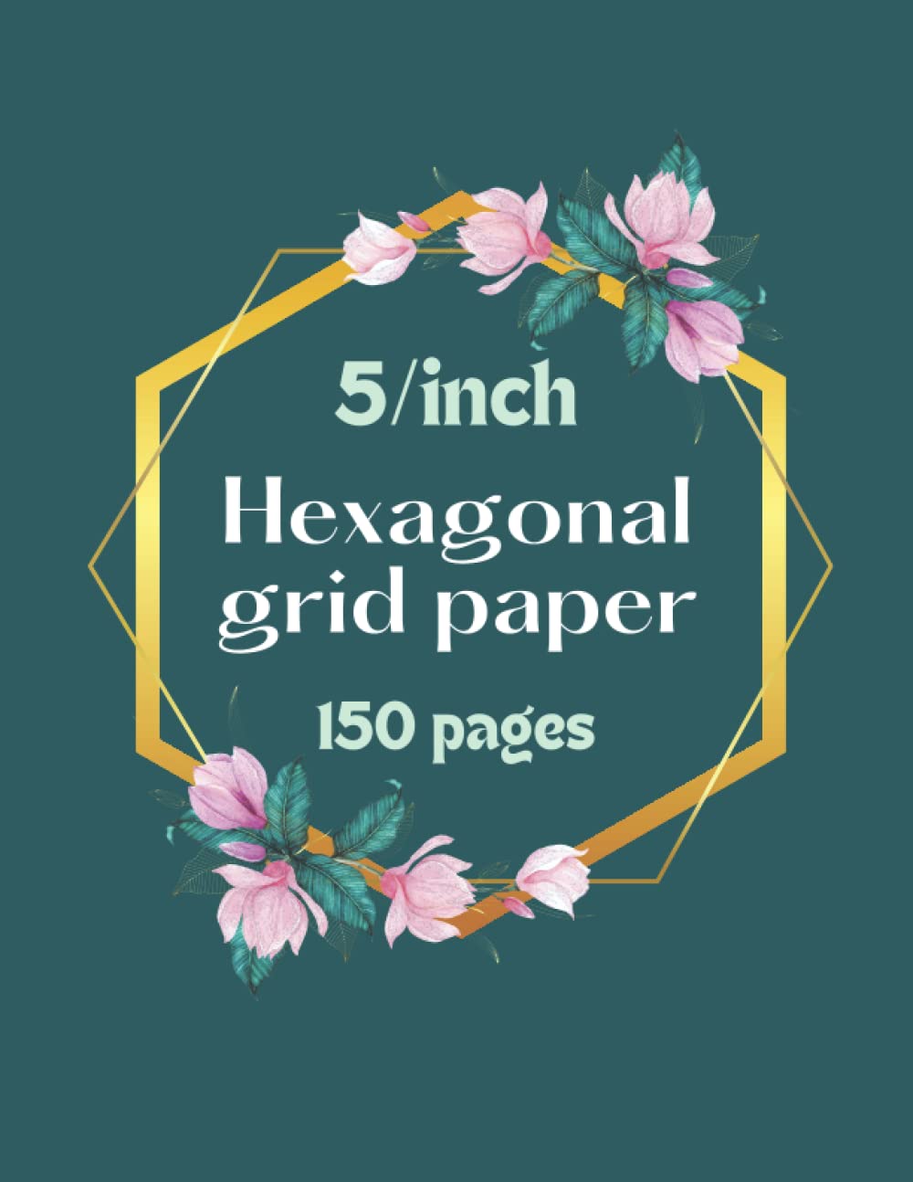 Buy Hexagonal Graph Paper | 1/5 inch hexagons | Large size 8.5 x 11 ...