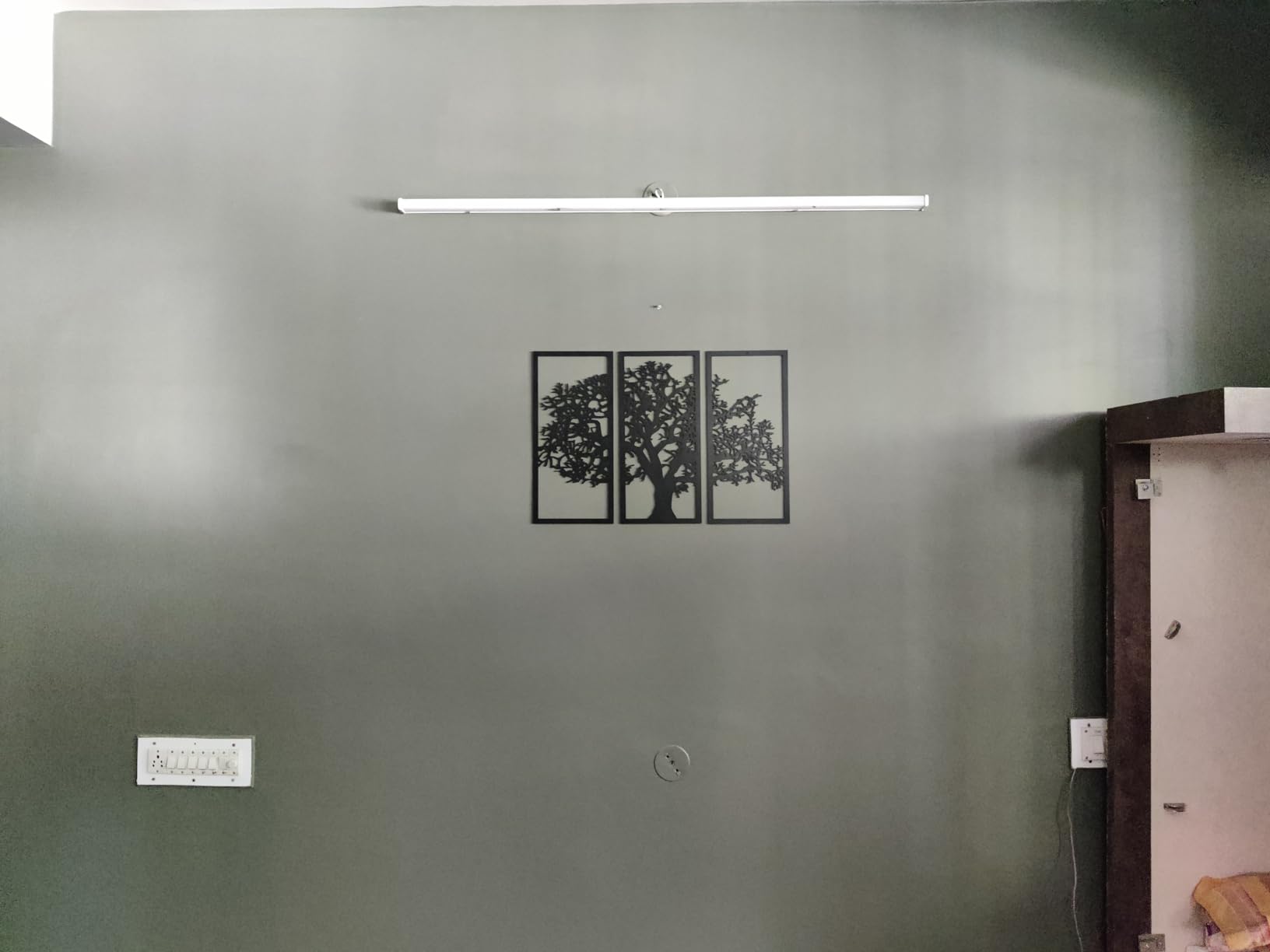 7Decore; Wooden 3 Pieces Tree Wall Art Panel Frame | Wall Hanging ...